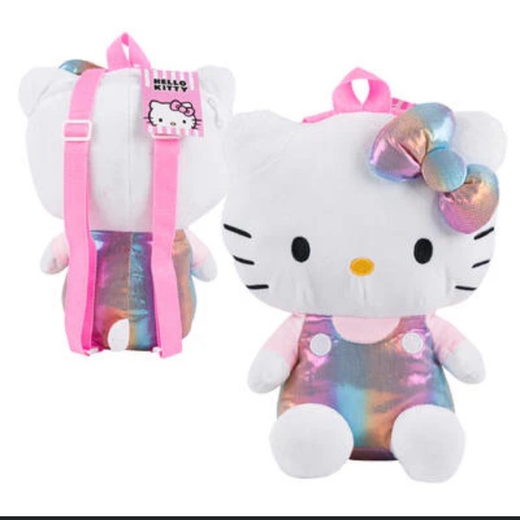 Hello Kitty | Accessories | Hello Kitty Plush Backpack Nwt | Poshmark